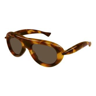 Bottega Veneta Lunettes de soleil Bv1483S - unisex - Accessoires - Brun - Taille: 54 MM