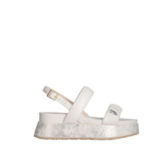 Liu Jo Plateausandalen mit Schmucksteinen - - Shoes - Damen - Beige - 38 EU