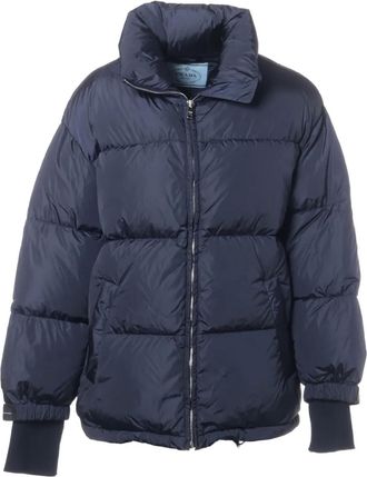 Prada doudoune zippée (2018) - Bleu