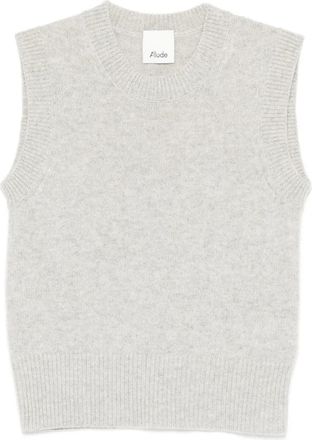 Allude sleeveless knitted top - Grau