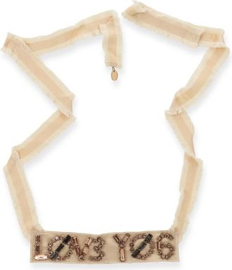 Red Valentino Femme, Accessoires, Beige, Taille: ONE Size Collier Moderne avec Pendentif