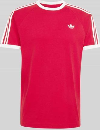 adidas Originals Regular Fit T-Shirt aus reiner Baumwolle mit Logo-Stitching