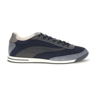 Brunello Cucinelli Schn&uuml;rsneaker aus Wildleder - - Shoes - Herren - Blau - 41 EU