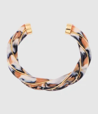 Aur&eacute;lie Bidermann Bracelet Diana Leopard