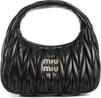Miu Miu Wander Matelass&eacute; Hobo Bag