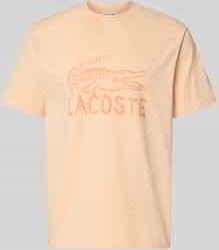Lacoste Regular Fit T-Shirt aus reiner Baumwolle
