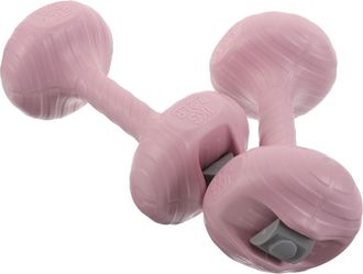 Hemobllo 2 St&uuml;ck pack Damen Aqua Hanteln 1 Kg Leicht mit Wasser Gef&uuml;llt Pink Rutschfester Griff Wassergef&uuml;llte Fitnessgewichte f&uuml;r Wassergymnastik Zuhause und 