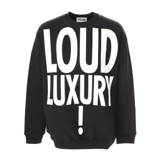 Moschino Loud Luxury Sweatshirt Schwarz - - Sweatshirts & Hoodies - Herren - Schwarzk - L