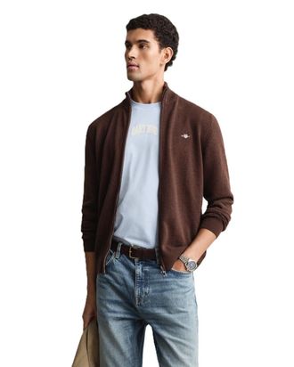 GANT Casual Cotton Zip Cardigan