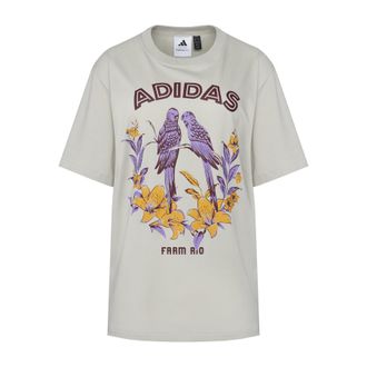 adidas T-Shirt FARM Graphic JV8610 Grau Regular Fit