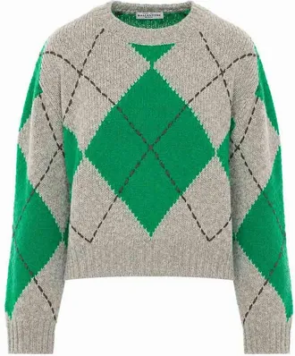 Ballantyne Pull Col Rond - Vert