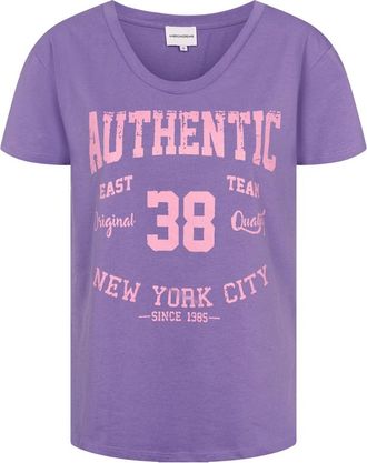Americandreams Americandreams, Femme, Tops, Violet, Taille: 40 FR 38 East Authentic Cotton Tee