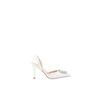 twentyfour Femme, Chaussures, Blanc, Taille: 41 EU Boucl&eacute; Slingback