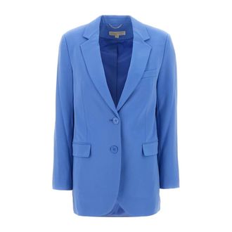 Michael Kors Einreihiger Zweiknopf-Blazer - - Jackets - Damen - Blau - 2XS