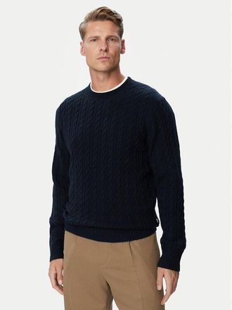 HUGO BOSS Pullover Furlan 50570645 Dunkelblau Regular Fit