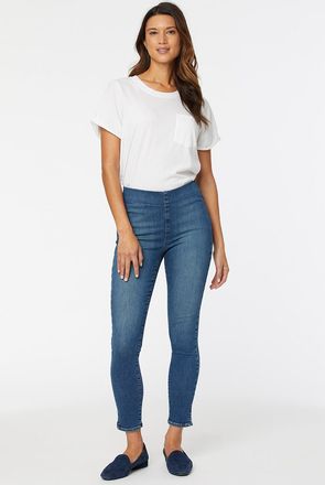 NYDJ Pull-On Skinny Ankle Mittelblau SpanSpring Denim