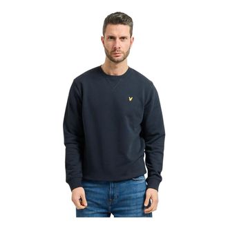 Lyle & Scott Homme, Sweatshirts et sweats &agrave; capuche, Bleu, Taille: L SweaT-shirt ras du cou