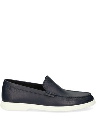 BOSS mocassins en cuir - Bleu