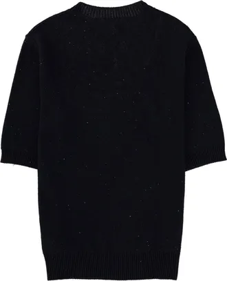 Fabiana Filippi Linen Blend T-Shirt - Blue
