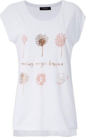 Aniston T-Shirt mit Frontdruck, teilweise glitzernder Folienprint