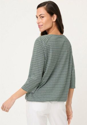 Olsen T-Shirt Shirt mit femininem Tunika-Ausschnitt