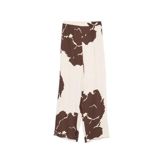 Marina Rinaldi Femme, Pantalons, Beige, Taille: 40 FR Wide Pantalons