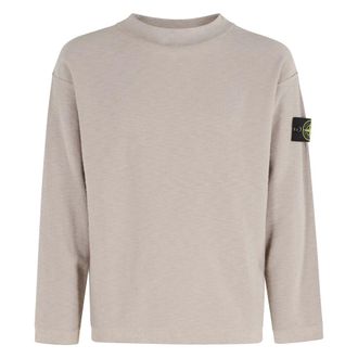 Stone Island Patch Pullover - - Knitwear - Herren - Beige - S