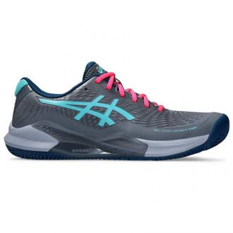 Asics Herren Gel-Challenger 14 Padel Sneaker, Metropolis/Energy Aqua, 42 EU