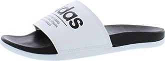 adidas Adidas Adilette Comfort Mens Shoes Size 5, Color: White/Black
