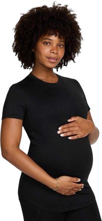 Nike T-Shirt f&uuml;r Damen, Dri-FIT, Umstandskleidung (Schwarz)