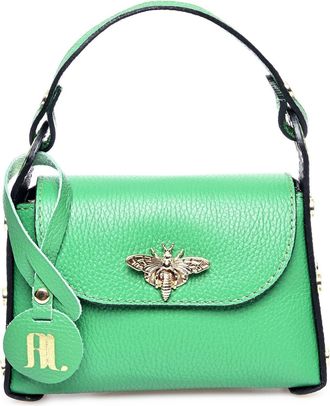 Anna Luchini Gr&uuml;n Rindsledertasche