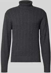 Redefined Rebel Rollkragenpullover mit Zopfmuster Modell JORDEN