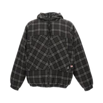 Roa Roa, Homme, Vestes, Gris, Taille: L Logger Wool Primaloft Checked Jacket