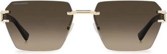 Dsquared2 unisex, Accessoires, Jaune, Taille: 58 MM D2 0173/S Lunettes de soleil