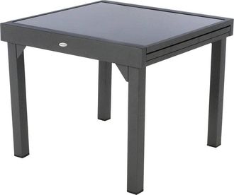 Hesperide Ausziehbarer Gartentisch Piazza in Anthrazit- und Graphitgrau - 8 Plätze - Graphit