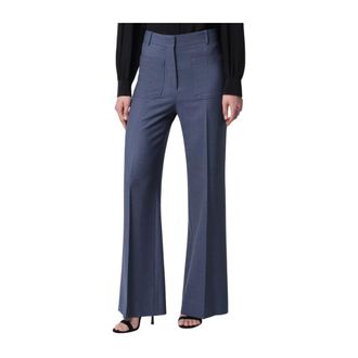 Victoria Beckham Damen, Hosen, Blau, 2XSGr&ouml;&szlig;e