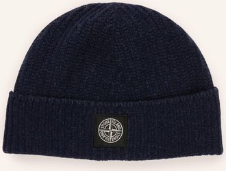 Stone Island M&uuml;tze Mit Cashmere blau