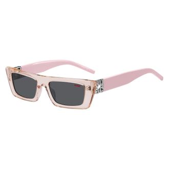 HUGO BOSS Pink/Graue Sonnenbrille - - Accessories - Damen - Rosa - 52 MM