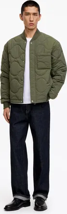 Arket 2-in-1-Liner-Steppjacke -Gr&uuml;n