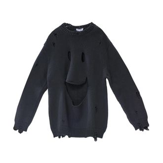 Moschino Maglia Smile - - Knitwear - Damen - Schwarzk - M