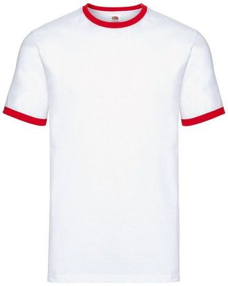 Fruit Of The Loom Rundhalsshirt Fruit of the Loom Valueweight Ringer T