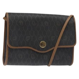 Dior Sac bandouli&egrave;re en cuir Pre-owned - Femme - Pre-owned - Noir - Taille: ONE Size