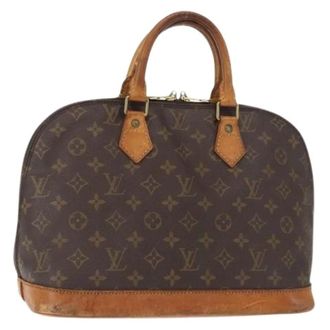 Louis Vuitton Sac &agrave; main en toile Pre-owned - Femme - Pre-owned - Brun - Taille: ONE Size