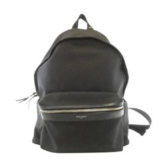 Saint Laurent Pre-owned City Nylon Backpack - Femme - Pre-owned - Noir - Taille: ONE Size