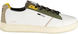 Gas Gas, Homme, Chaussures, Blanc, Taille: 45 EU Baskets basses en polyester