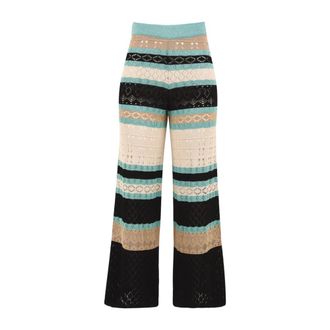 Akep Wide Hosen - - Trousers - Damen - Mehrfarbig - M