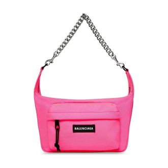 Balenciaga Raver Medium Chained Shoulder Bag - - Bags - Damen - Rosa - ONE SIZE