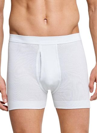 Schiesser Herren Unterw&auml;sche wei&szlig; Reine Baumwolle unifarben
