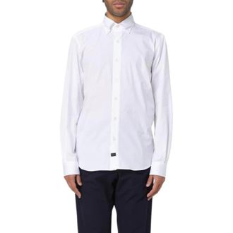 Fay Wei&szlig;es Freizeithemd - - Shirts - Herren - Wei&szlig; - XL