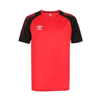 Umbro Homme, Tops, Rouge, Taille: 4XL Polyester Teamwear T-shirt